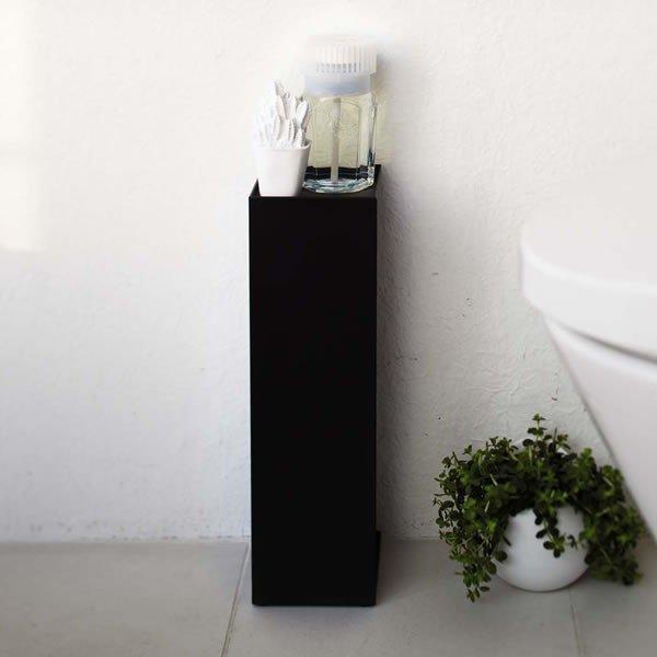 サイズ（約）:幅11.5×奥行11.5×高さ38.5cm重量（約）:1kg材質:本体/スチール（粉体塗装）付属品:クッション/4個耐荷重（約）:トレイ/2kg製造国:中国メーカー:山崎実業山実 yamazaki ボックス ラック ホルダー ...