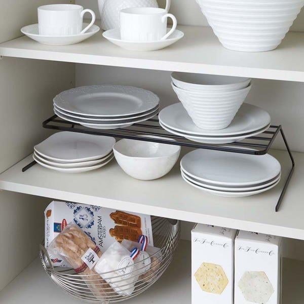 サイズ（約）:幅45×奥行19.5×高さ8.5cm重量（約）:460g材質:本体/スチール（粉体塗装）耐荷重（約）:2kg製造国:中国メーカー:山崎実業山実 tower タワーシリーズ キッチン 台所 食器棚 戸棚 食器 カップボード 棚 ...