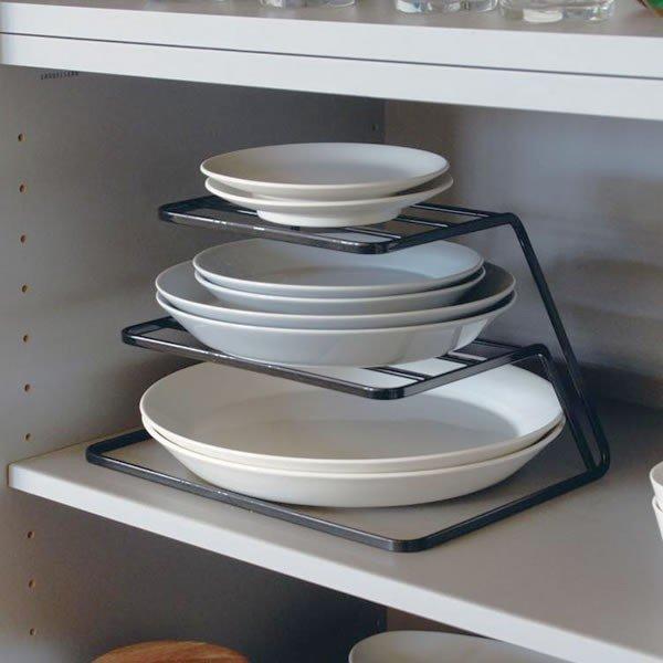 サイズ（約）:幅26.5×奥行19.5×高さ16.5cm重量（約）:510g材質:本体/スチール（粉体塗装）耐荷重（約）:1段あたり1.5kg製造国:中国メーカー:山崎実業山実 tower タワーシリーズ キッチン 台所 食器棚 戸棚 食器...