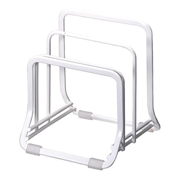 サイズ（約）:幅12.3×奥行12.2×高さ13.8cm材質:本体/鉄（樹脂コーティング）　脚ゴム/シリコーンゴム製造国:中国メーカー:アスベル食器乾燥 自然乾燥 カッティングボード スタンド ホルダー ラック 収納 立て 保管 ３枚用 ま...