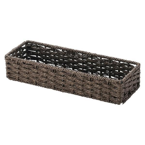 サイズ（約）:幅26×奥行9×高さ5cm材質:ペーパー品番:CH-410製造国:中国メーカー:ちどり産業カトラリー 箸立て 文房具入れ 筆記用具 引き出し収納 かご ケース ラック ボックス ペン ハサミ メガネ 鍵 玄関 リビング 寝室 ...