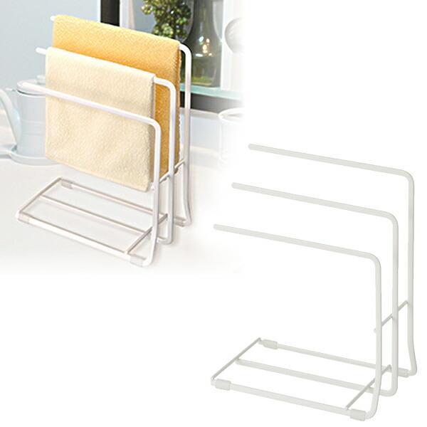 サイズ（約）:20.3×11.8×25cm材質:本体/鉄（樹脂コーティング）　脚ゴム/シリコーンゴム耐荷重:0.6ｋｇ製造国:中国メーカー:アスベルキッチンクロス 台ふき 台拭き フキン 掛け スタンド ハンガー ラック ホルダー シンク周...