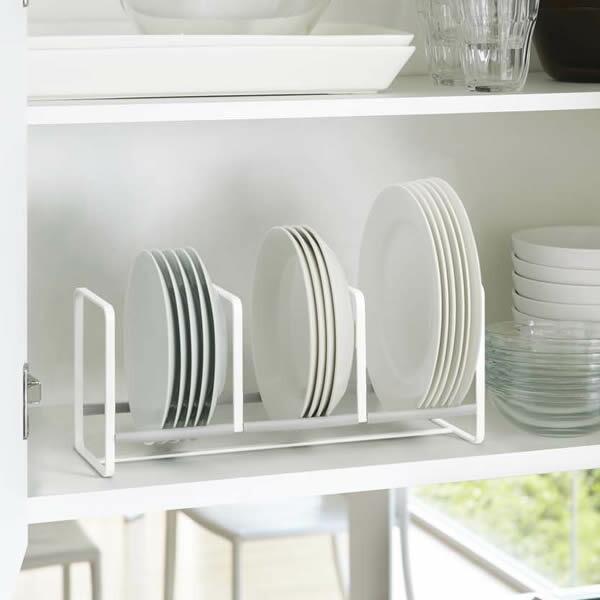 サイズ(約):幅33×奥行12.5×高さ14cm材質:本体/スチール(粉体塗装)　ストッパー/シリコーン耐荷重(約):9kg製造国:中国メーカー:山崎実業山崎実業 山実 yamazaki tower タワーシリーズ ディッシュストレージ 食...