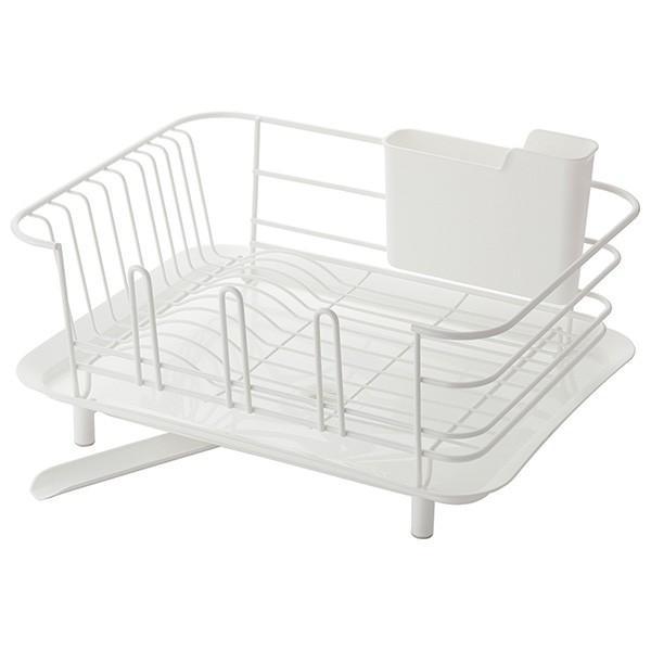 商品サイズ（約）:幅39.5×奥行き30×高さ20.7cm重量（約）:1.2kg材質:ラック/スチール　トレー/ポリプロピレン　滑り止め/エラストマー品番:GHAH467製造国:ベトナムメーカー:リス水切りかご 水切りカゴ ディッシュトレイ...