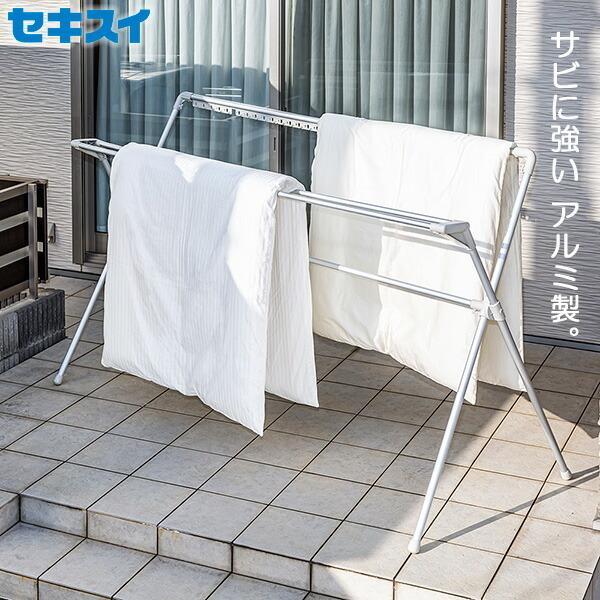 使用時サイズ(約):幅145〜235×奥行89×高さ134cm収納時サイズ(約):幅145×奥行19×高さ152cm重量(約):4.3kg材質:パイプ/アルミパイプ　部品/ABS樹脂、PP樹脂　ネジ類/スチール(メッキ)耐荷重(約):全体で...