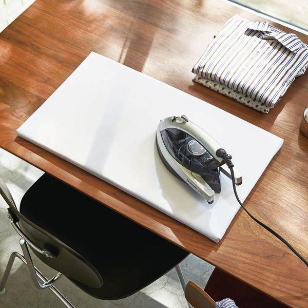 サイズ（約）:幅60×奥行36×高さ2cm重量（約）:1.3kg材質:表面布/綿100%　天板/木質繊維板　クッション材/ポリエステル品番:1227製造国:日本メーカー:山崎実業