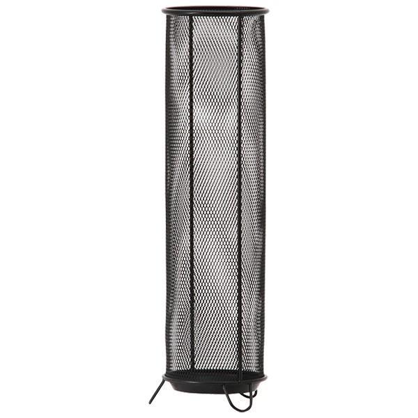 サイズ（約）:幅13.7×奥行13.7×高さ52cm重量（約）:590g材質:スチール(粉体塗装)品番:50490製造国:中国メーカー:不二貿易黒 長傘 筒型 細い 細身 小型 コンパクト スッキリ 屋内用 室内用 4本用 5本用 一人暮ら...