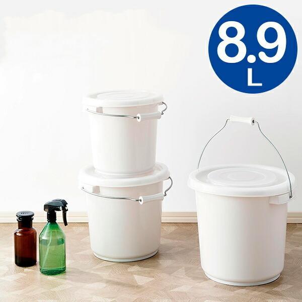サイズ（約）:幅30×奥行31.5×高さ23.7cm容量（約）:8.9L材質:本体、持ち手/ポリプロピレン　フタ/ポリエチレン　金具/鋼製造国:日本メーカー:リス蓋 密閉 バケツ 容器 防臭 ゴミ ペット ペットフード ドッグフード キャッ...