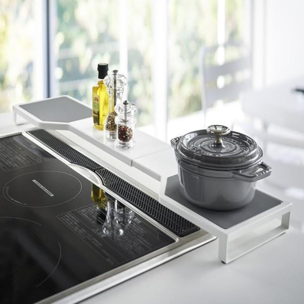 商品サイズ(約):幅80×奥行16×高さ5cm重量(約):1.6kg材質:本体/スチール(粉体塗装)　ストッパー/シリコーン耐荷重(約):10kg耐熱温度(約):200度品番:3916製造国:中国メーカー:山崎実業山崎実業 山実 yamaz...