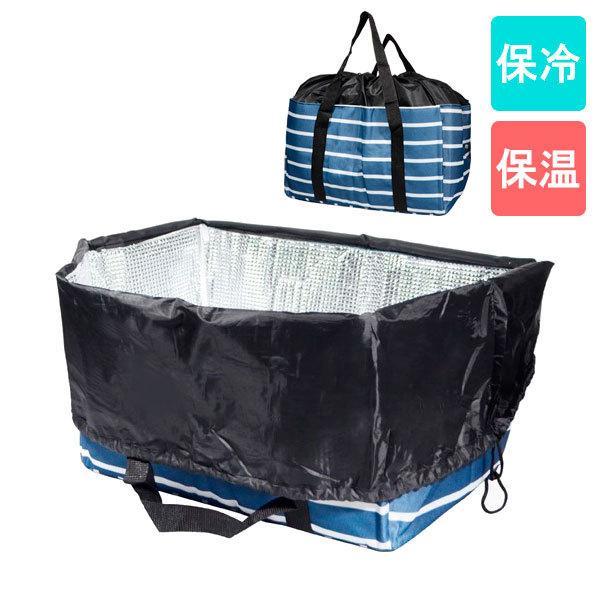 使用時サイズ（約）:幅40×奥行23.5×高さ26cm収納時サイズ（約）:幅18.6×奥行10.8×高さ6.2cm材質:生地/ポリエステル・PVC・アルミ蒸着フィルム　持ち手・ヒモ/ポリエステル製造国:中国メーカー:オカザキ買い物 ショッピ...