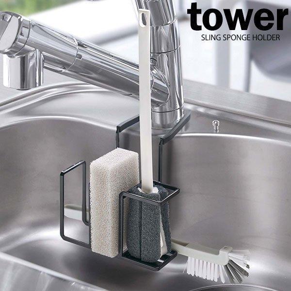 サイズ（約）:幅14×奥行17.5×高さ13cm内寸（約）:スポンジ収納部/(１つあたり)幅3.5×奥行5.4×高さ8cm、ボトルブラシ収納部/幅5×奥行4.8×高さ8.3cm重量（約）:205g材質:本体/スチール(ユニクロメッキ+粉体塗...