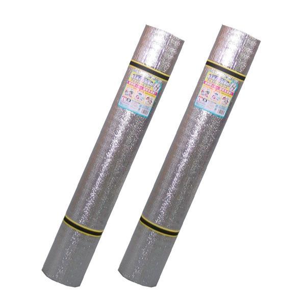 1個あたりサイズ（約）:幅100×奥行180×厚さ0.8cm材質:本体/アルミ蒸着フィルム・発泡ポリエチレン8mm　ベルト/ポリエステル品番:U-P851製造国:中国メーカー:ユーザーアルミ製 ロール式 ロールマット 敷き物 アウトドア 運...