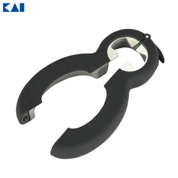 サイズ（約）:幅6.2×奥行14.3×厚さ2.5cｍ重量（約）:152g材質:樹脂部/ABS樹脂、熱可塑性エラストマー　金属部/ステンレススチール品番:DH-8144 製造国:中国メーカー:貝印プルトップオープナー 分別 資源ごみ ごみ収集...