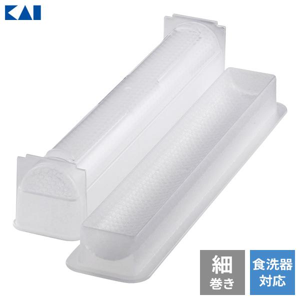 組み合わせたサイズ（約）:長さ20×幅3.8×高さ4cm重量（約）:75g材質:ポリプロピレン耐熱温度:110度品番:DH-8104 製造国:日本メーカー:貝印細巻き キュウリ かんぴょう たくわん マグロ あなご 鉄火巻 カッパ巻 クッキ...