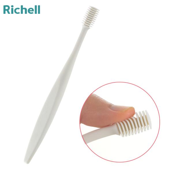 商品サイズ（約）:幅1.6×奥行17.1×高さ1.3cm重量（約）:15g材質:本体/シリコーンゴム、　芯材/ナイロン耐熱温度:140度耐冷温度:-20度煮沸消毒:可薬液消毒:可製造国:中国メーカー:リッチェル