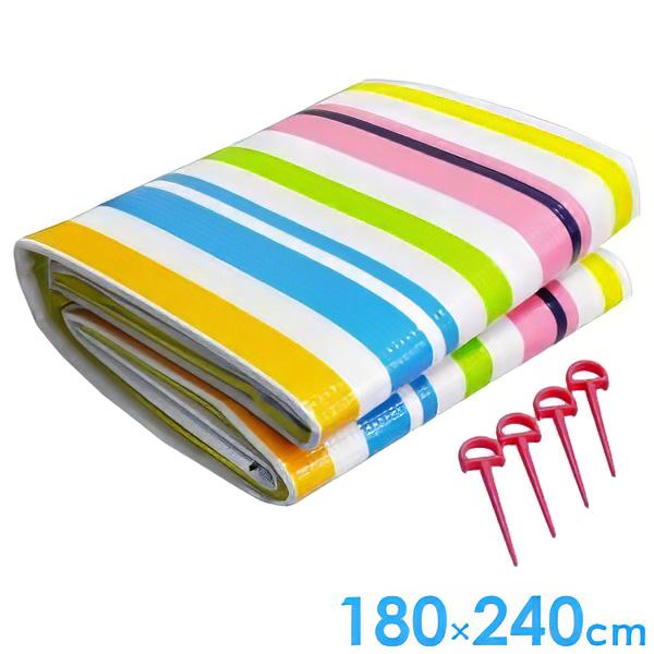 商品サイズ（約）:180×240cm　厚さ/1mm収納時サイズ（約）:幅27×奥行8×高さ34cm重量（約）:499g材質:PPフィルム、発泡PE、アルミ蒸着フィルム品番:S-30製造国:中国製造メーカー:プラテック