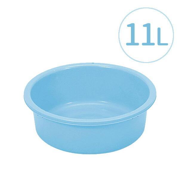 サイズ:直径40×高さ13cm容量:11リットル材質:ポリエチレンメーカー:新輝合成ばけつ バケツ 桶 つけ置き 漬け置き 洗う 洗浄 洗濯用品 ガーデニング 園芸用品 丸型 円形 溜める ペット用品 清掃 掃除用品 農業用品 野菜洗浄 ア...