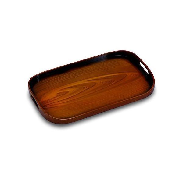 サイズ（約）:42.5×27×高さ3.6cm重量:700g材質:ユリア樹脂（ウレタン塗装）製造国:日本メーカー:橋本達之助工芸木目調 樹脂製 滑り止めつき 角型 配膳用 和風 トレイ キッチン用品 キッチン雑貨 台所用品 台所グッズ おもて...