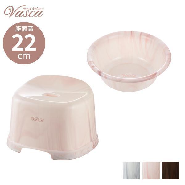 サイズ（約）:腰かけ/幅37.7×奥行30.8×高さ25.5cm　湯おけ/直径27×高さ10cm腰かけ座面高さ（約）:22cm湯おけ容量（約）:3.2L重量（約）:腰かけ/880g　湯おけ/230g材質:本体/ポリプロピレン　ゴム脚/ポリエ...