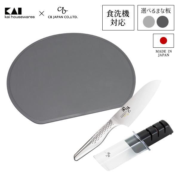 サイズ（約）:小三徳包丁/全長28×刃幅4.6×柄の高さ2cm　シャープナー/縦14.1×横5.1×高さ5.5cm　まな板/幅32×奥行28×厚さ0.3cm刃渡り:小三徳包丁/14.5cm（板厚2mm）重量（約）:小三徳包丁/131g　シャ...