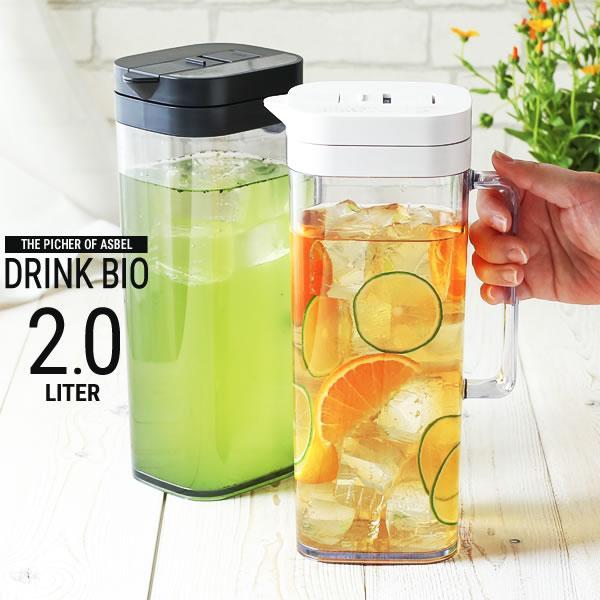 サイズ（約）:幅15.6×奥行10×高さ28.7cm容量（約）:2L材質:本体・本体カバー/AS樹脂　フタ・フタカバー/ポリプロピレン　栓・止め具/ABS樹脂　フタパッキン・栓パッキン/シリコーンゴム耐熱温度:本体・本体カバー・栓・止め具/...