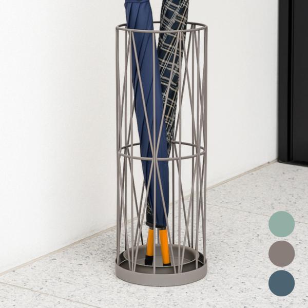 商品サイズ（約）:幅15.5×奥行15.5×高さ45cm重量（約）:0.85kg材質:スチール（エポキシ樹脂塗装）製造国:中国製造メーカー:不二貿易傘立て 傘たて かさ立て アンブレラスタンド 玄関 スチール製 ワイヤー 円形 サビにくい ...