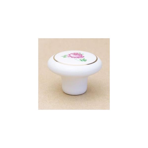 WAKI セラミックツマミ　TW-167〈白花〉