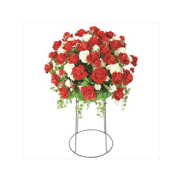 丸型プランターは360度どこからみてもお花が綺麗に見えますおおよその大きさ：高さ100cm×幅65cm