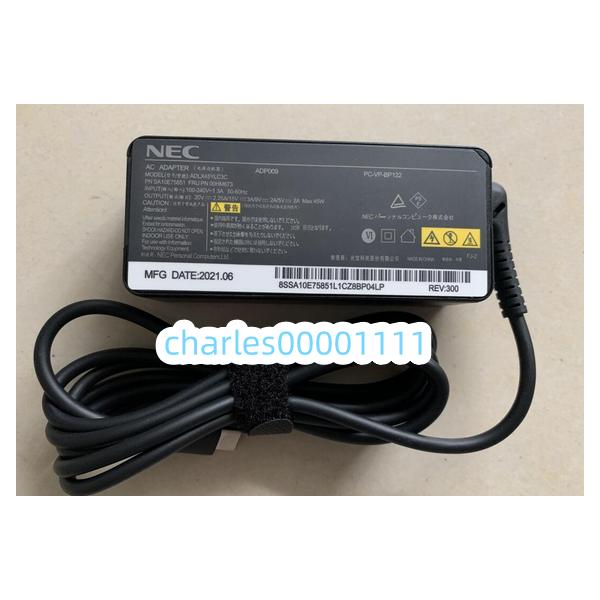 ●商品状態:新品　●Input： AC100-240V (50-60Hz)●Output：20V 2.25A●パワー：45W●コネクタ形状にご注意ください：type-c●ACアダプタ用電源ケーブル附属●発送前に動作確認を行い、正常動作品のみ...
