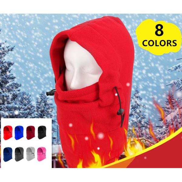 【商品詳細】●前面高さ38cm、後面高さ36cm、外周67cm●素材：フリース生地（ポリエステル100%）●男女兼用●カラー：8カラーフリーサイズの汎用フェイスマスク。マスク、ネックウォーマー、帽子としてご使用頂ける一品六役スキー、釣り、ツ...