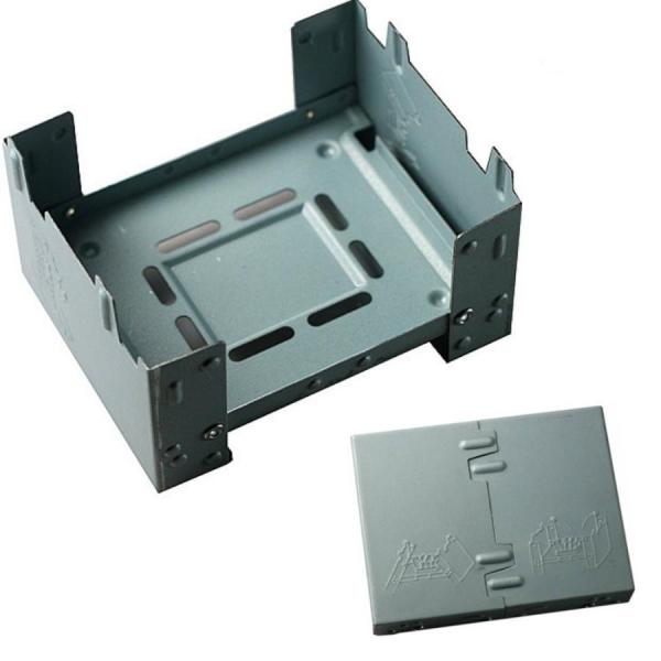 エスビットストーブ ポケットストーブ 固形燃料ストーブ コンロ材質：鉄（亜鉛メッキ）大きさ：9.5ｘ7.5ｘ2.5cm（収納時）9.5ｘ7.5ｘ5.5cm（展開時）重量：105g（本体のみ）【軽量＆コンパクト＆頑丈】折りたたみ式で携帯に便利...