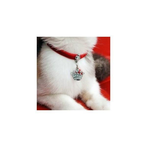 調整範囲：首周り17cm〜32cm（ほとんどの小動物に適しています）ペンダント：ラインストーン、王冠＋赤い鈴※ベルト幅は約6ミリ、金具部で10ミリ程度です。お飾り用ですので、お散歩のリードにつけるなどの使い方には向きません。