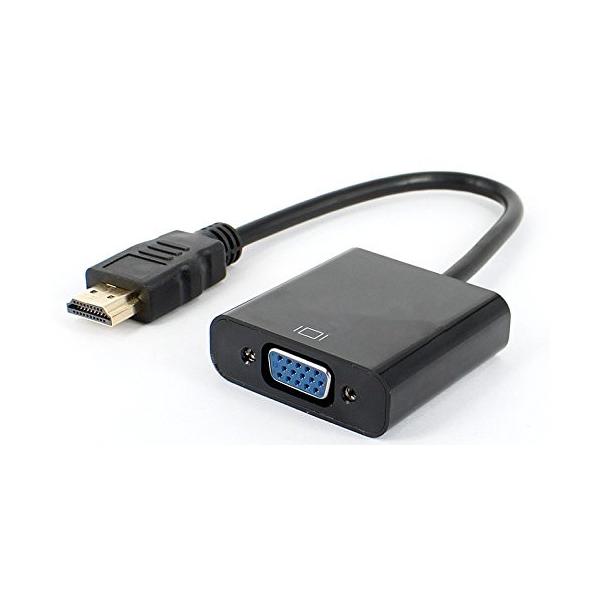 ☆HDMIをVGAに変換する便利アダプター【商品名】HDTV to VGA A adapter ※HDTVとありますがコネクタ形状はHDMIです。1080p までの HDMI 出力を VGA 入力（D-Sub 15ピン）へ変換するアダプタで...