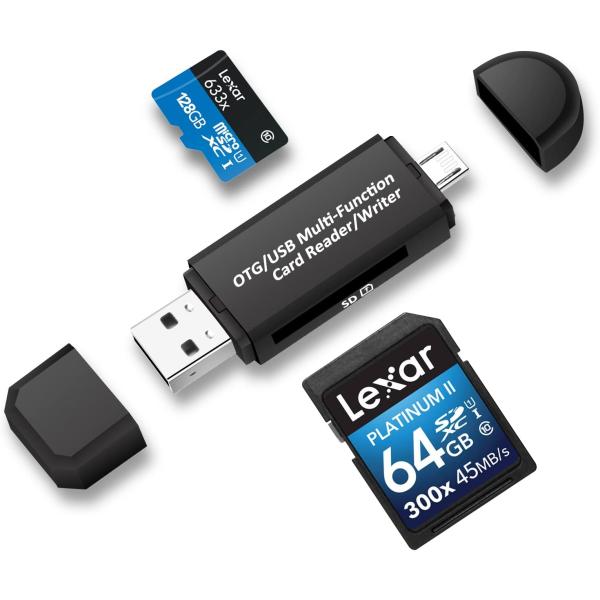 ・SDHC/SDXC及びMicro SD/Micro SDHC/Micro SDXCが使えるコンパクトなメモリカードリーダーです。 FAT32ファイルシステムのメモリカードをサポートしています。64GB以上のメモリ−カードはサポート対象外で...