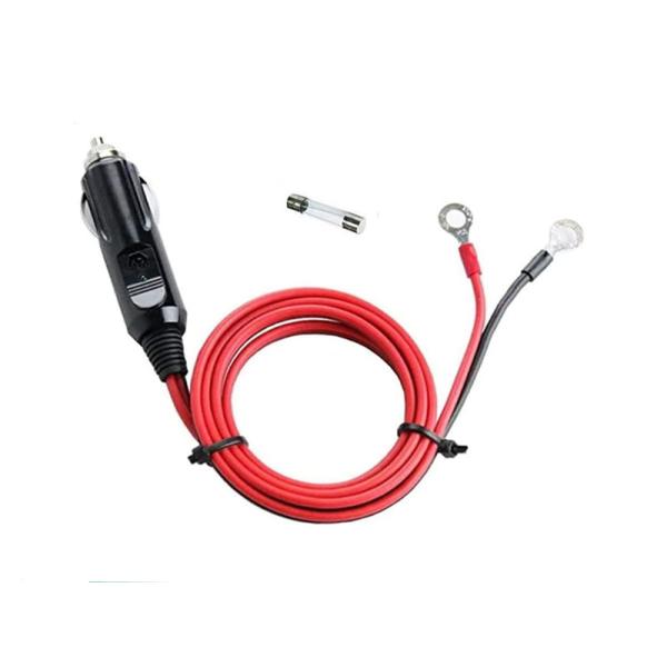 お車のシガーソケットからの電源を、端子付きリード線に変換します。【製品仕様】16AWG純銅コア新無酸素銅入力電圧：12/24V　出力電圧：12V/24V　電流：15A（ヒューズ交換で最大20A）コードの長さは約1メートルです。パイロットラン...