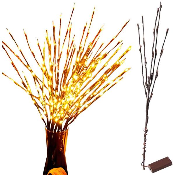 ※必ずお読みください！■メイン画像・左側は数セット分使用したものです。1セットはメイン画像・右側となります。■単三電池を2本使用します。※電池は付属しておりません。【サイズ】全長 約70センチ程度（木の枝部分）電池ボックスのケーブル長さ 約...