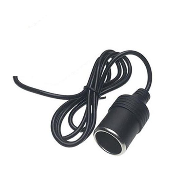 工作用の車の充電器の電源のシガーライターメスソケットケーブルです。ケーブル種類：24AWGX2C入力電圧：最大300V耐熱：80℃※安全の為、40W以下でお使い下さい。全長：おおよそ90cm程度パッケージ内容：車のシガーライターソケット・リ...