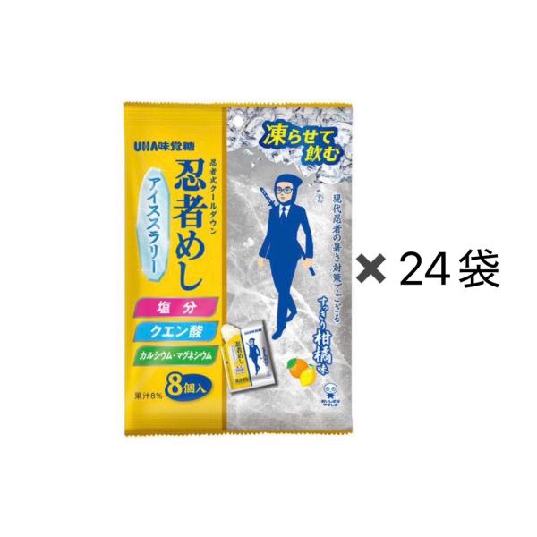 忍者めしアイススラリー すっきり柑橘味/ガム・グミ・ゼリー/ブランド：UHA味覚糖/( 暑さ対策 塩分補給 飲む氷 スポーツ )/【発売元、製造元、輸入元又は販売元】UHA味覚糖/・単品JAN：4902750606791/【忍者めしアイスス...