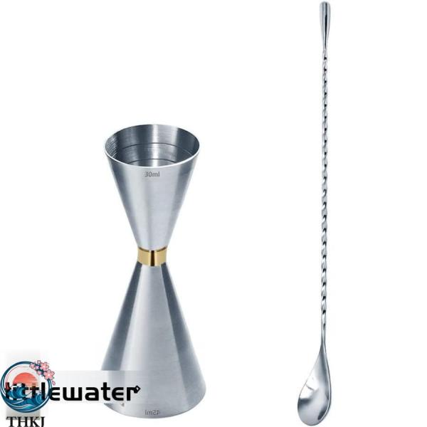 完璧なセット必須のカクテルシェーカーアクセサリー2個、30ml / 45mlジガーx 1、バースプーン×1。プロのバーテンダーでも自家製のファンでも、も基本的で不可欠なバーテンダーツールセットです。ジガーカップ小さなヘッドカップは30mlで...