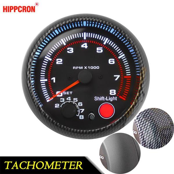 白色 LEDカーゲージ 3.75インチ 95mm 12V カーゲージ カーボンファイバー ブラックカラー tac 0-8000 rpm購入の際、商品情報や会社概要(お客様ガイド)をご確認いただき、ご承認頂いたものとします。ご不明な点は、ご購...