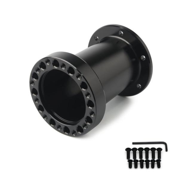 汎用 ステアリングホイールハブスペーサー 12 51 76 101mm ステアリングホイール ハブボスキットアダプタ スペーサー ブラック仕様:色:ブラック素材: アルミニウムサイズ: 25/51/76/101ミリメートルパッケージ内容:ス...
