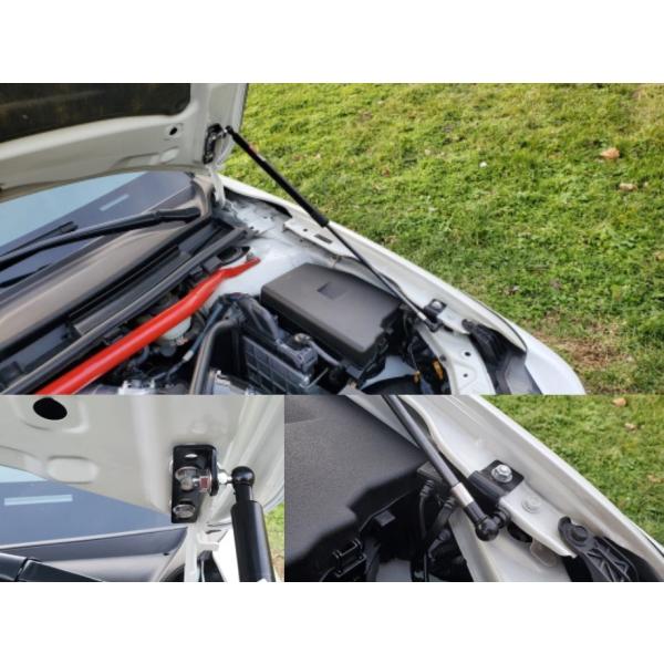 適合車種：サイオンtc 2011-2016トヨタzelas AT20 2011-2016アルミ/アルミ + カーボン繊維/ステンレス鋼