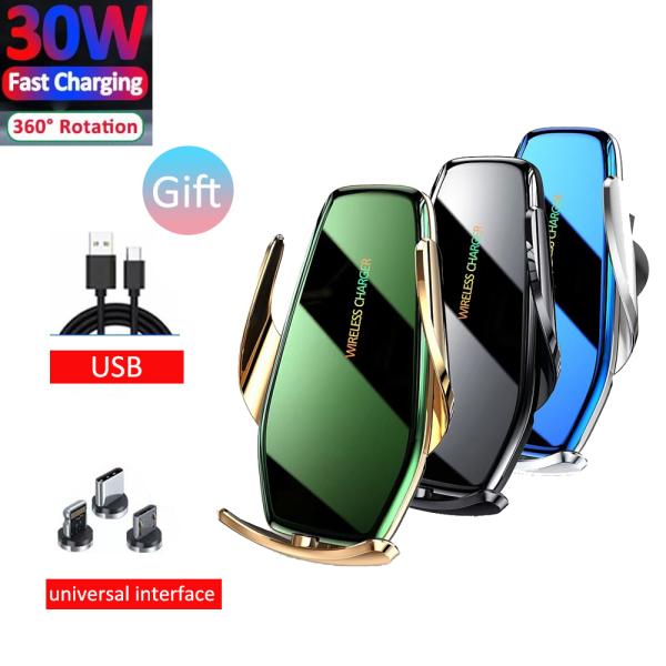 30ワット自動車電話ホルダーメルセデス ? ベンツsクラスW223 500 680 2021 2022 2023クリップスタンドwireles充電ステッカーaccessorie iphone購入の際、商品情報や会社概要(お客様ガイド)をご確...