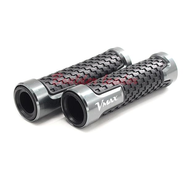 ヤマハ オートバイ ハンドルグリップ ハンドルバー バイクグリップ V-MAX vMAXvmax 1200 1985-2016 2010 2011 2012 2013 2014 2015汎用オートバイハンドルバーグリップ,CNC 22mmモ...