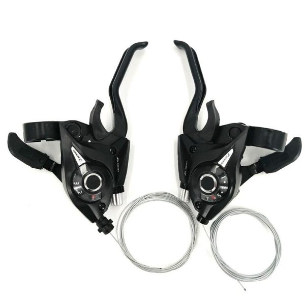 マウンテンバイク シフトレバー ブレーキ ef51 ef500 3*7 21スピード 3*8 24スピード ST-EF51名前: ef51シフトレバー &amp; ブレーキレバー (ロゴ付き)速度: 左3速/右7-8速取付径: 22.2mm...