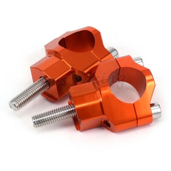 ktm オートバイ ハンドルバークランプライザー 1 1/8" 28mm bar 125-530 sx sx-f exc xc-w xcf-w exc-f 2000-2016バーマウント100% 新品、マウントされていない、非常に新しいスタ...