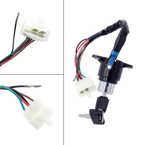 仕様:100% 新品で高品質タイプ: オートバイのイグニッションスイッチピン: 5線Color: 画像表示として材料: 高品質のABSプラスチック &amp; 金属 機能:高品質で耐久性に優れています。スタイリッシュなデザインはバイクを飾る...