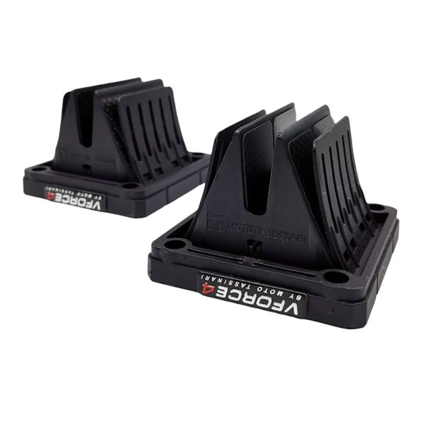 バンシーv力4リードバルブケージvforceヤマハyfz 350 / V4144-1 X21988から1993ヤマハY125ZR吸気リードバルブカーボン繊維YZ125 1989 1990 1991 1992ヴィンテージバイクY125ZRリー...