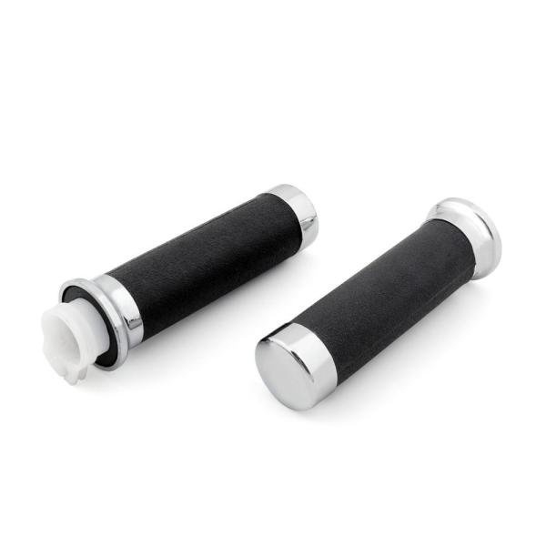 状態: 100% 新品材質: クロームメッキabs &amp; ラバー数量: 1セット (左右)サイズ: 写真が示すように特徴:簡単な取付、耐久性、耐候性トラクションを向上させるソフトジェルグリップ振動を抑えた旅行での快適な気持ちしっかりと...