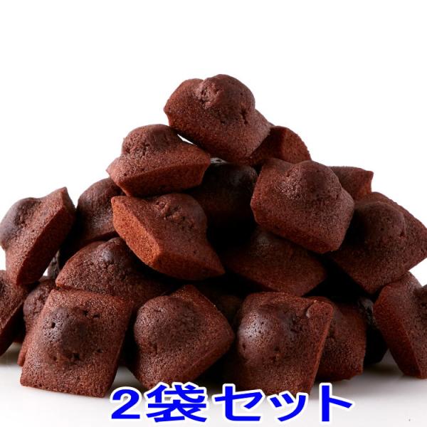 ■品名：チョコフィナンシェ■名称：菓子■原材料名：卵白、グラニュー糖、マーガリン、小麦粉、アーモンドプードル、カカオペースト、コーンスターチ、膨張剤、乳化剤、香料、着色料（カロテン）、（原材料の一部に乳、大豆を含む）■内容量：50個×2袋■...